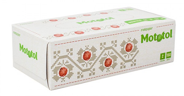 Servetele faciale 150 bucati/cutie, Mototol, 2 straturi