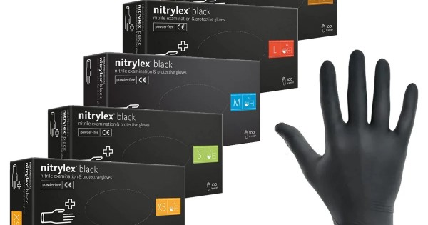 Manusi examinare si protectie Nitrylex, marime S 100buc/set