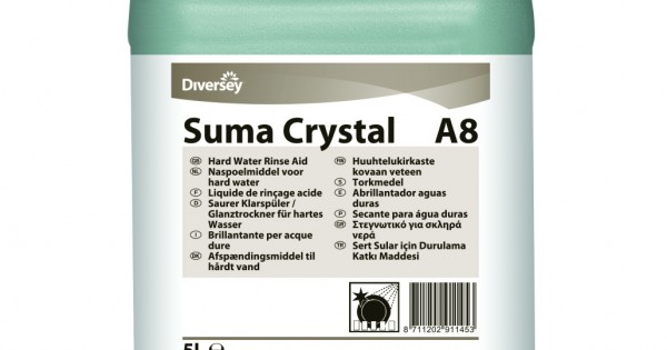 Aditiv clatire pentru masina de spalat vase SUMA Crystal A8, Diversey, 5L